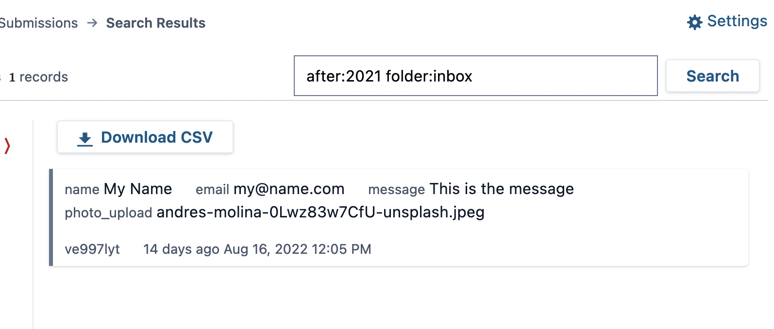 Ratufa.io - form backend with validations and form to email