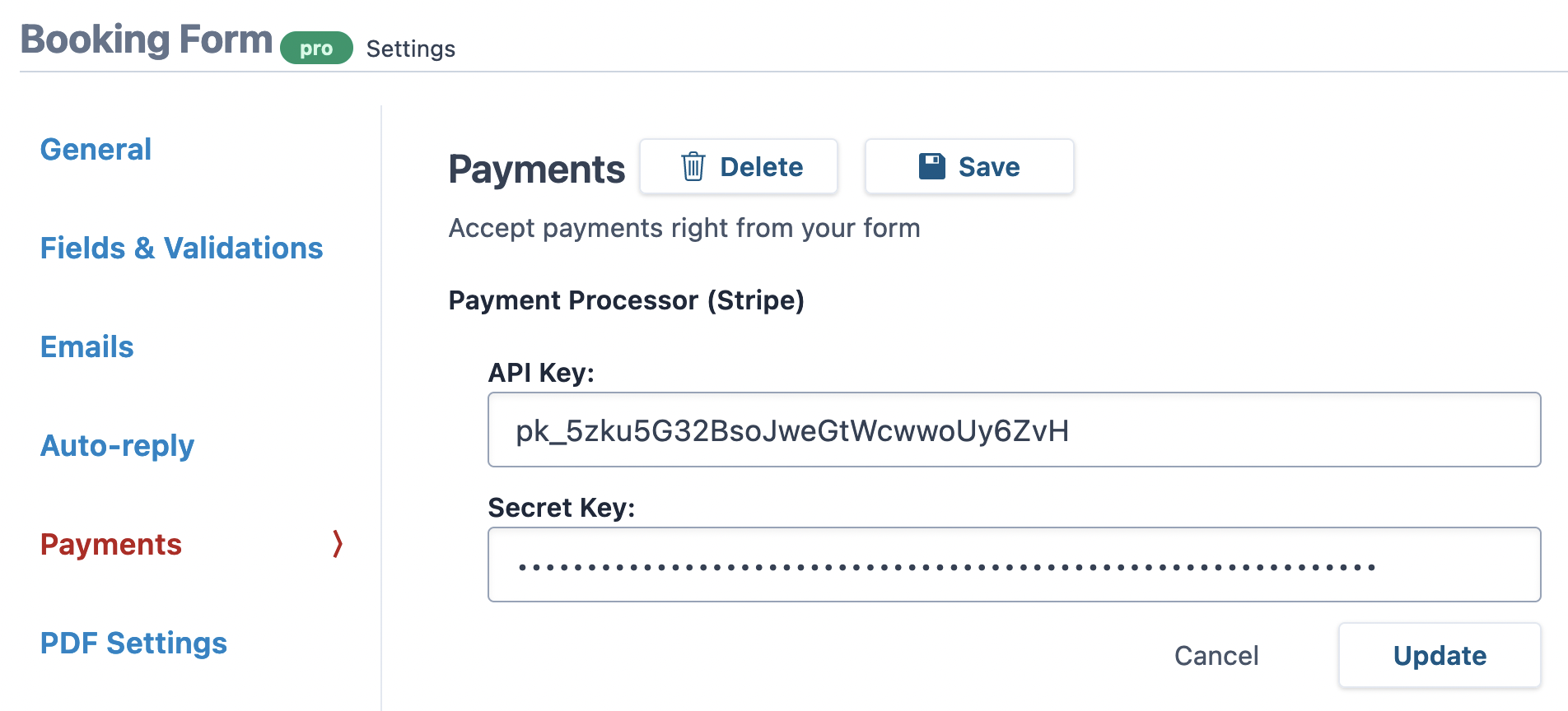 Ratufa.io - form backend with validations and form to email