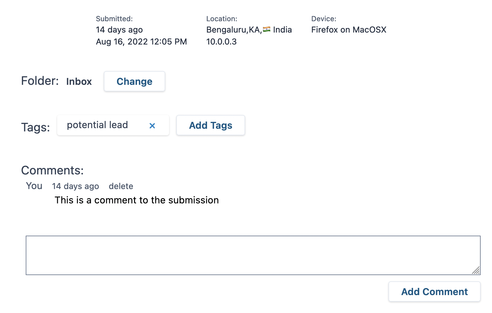 Ratufa.io - form backend with validations and form to email